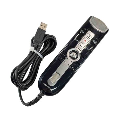 olympus recmic ii rm 4010p unidirectional corded push button microphone