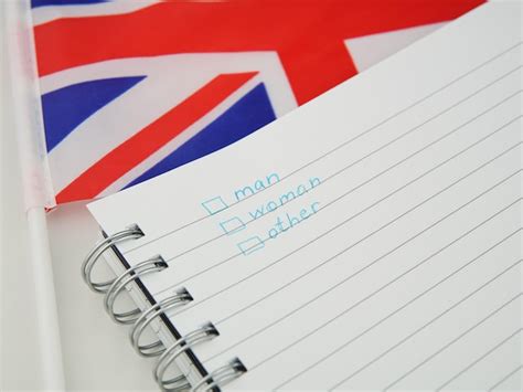Premium Photo Notebook And British Flag Close Up English Language Education