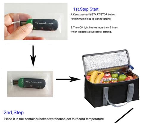 Mini USB Temperature Data Logger Tempaction Digital Sensor