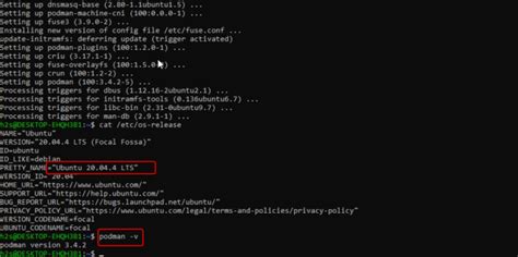 how to install podman on ubuntu 20 04 lts focal fossa