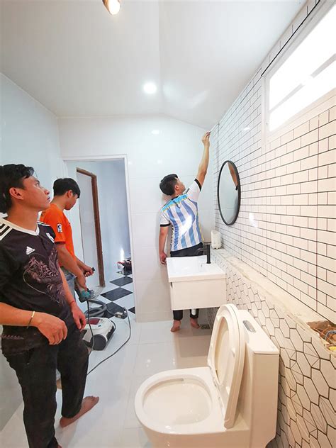 รีโนเวทห้องน้ำสไตล์โมเดิร์น เรียบหรูสวยปังงบไม่เกิน 4 หมื่น เช็คราคา คอม