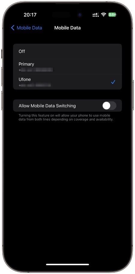 How To Select Which SIM Is Used For Mobile Data On IPhone IOS Hacker
