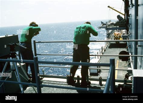 Two Of The Ships Photographers Mates Document Activities Aboard The Amphibious Assault Ship