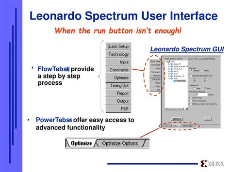 PPT Xilinx Leonardo Spectrum Effective FPGA Synthesis Solution PowerPoint Presentation ID
