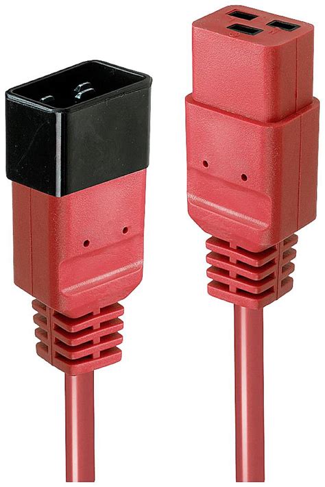 buy lindy current cable extension [1x iec c19 socket 1x iec c20 plug