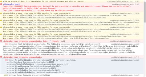 Extension Host Terminated Unexpectedly · Issue 126443 · Microsoft