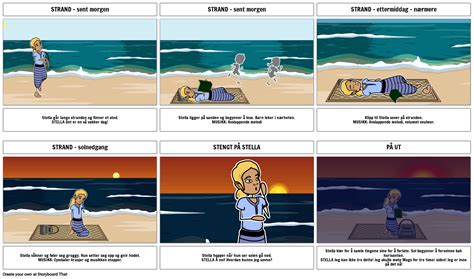 Strand Scene Storyboard Af No Examples