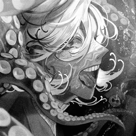Safebooru 1girl Air Bubble Bubble Commentary Request Greyscale