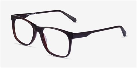 Joshua Rectangle Dark Brown Glasses For Men Eyebuydirect