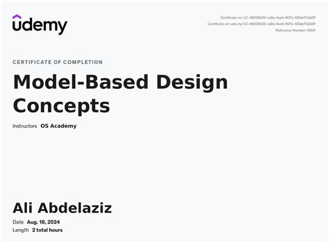 🎉 Excited To Share That Ive Just Completed A Model Based Design With C