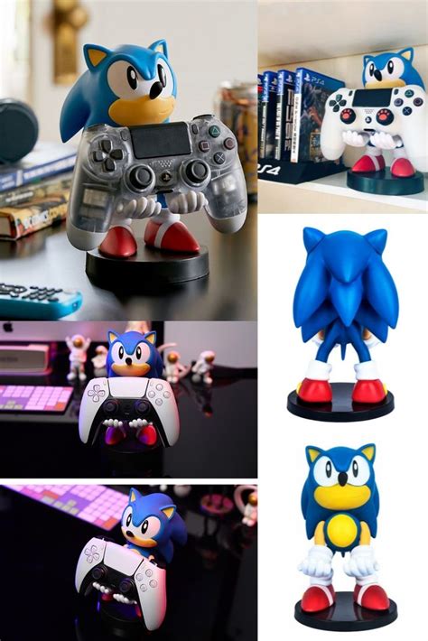 Sonic The Hedgehog Phone And Game Controller Holder Action Etsy Uk