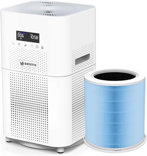 Hepa Air Purifiers For Home Large Room Cadr 400 M³ H
