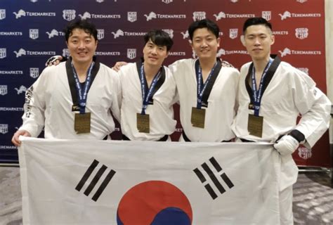 태권도 생활체육 동호회 ‘태권도협동조합 미국서 태극기 휘날려