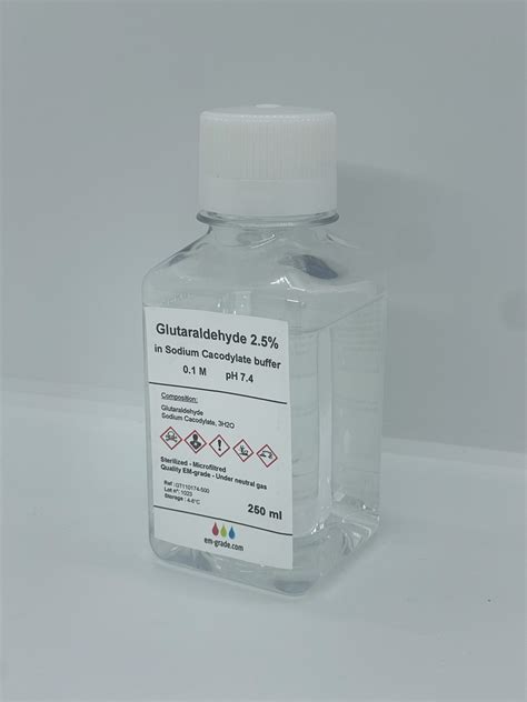 Glutaraldehyde In Buffer Ready To Use Em Grade