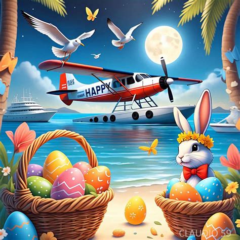 Easter On The Beach Online Puzzle
