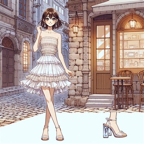Anime Girl Glass Heels Fanart