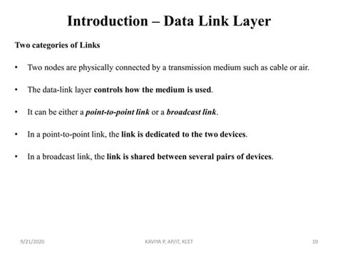 cs8591 computer networks unit ii ppt