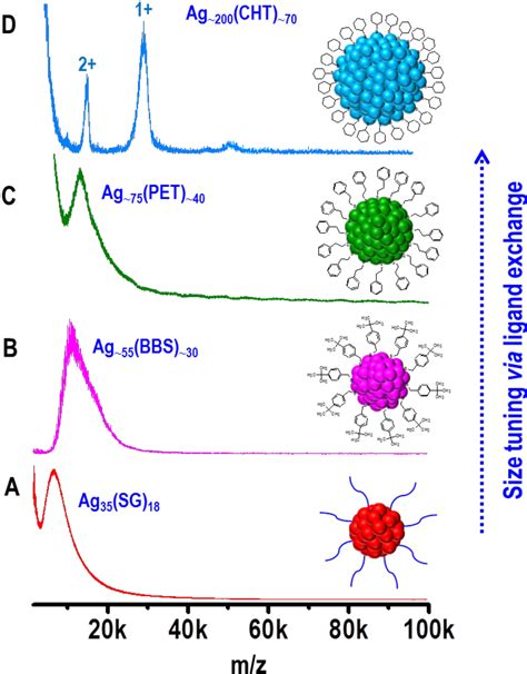 Figure 6 From Reversible Size Control Of Silver Nanoclusters Via Ligand
