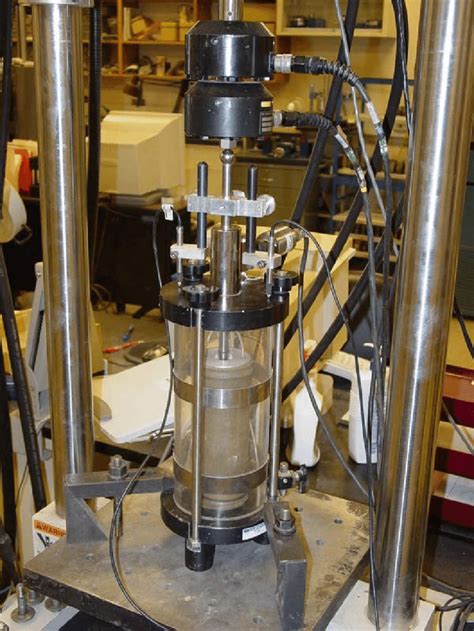 Resilient Modulus Test In Progress Download Scientific Diagram