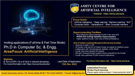 Amity Centre For Artificial Intelligence Acai On Linkedin Ai Aiml