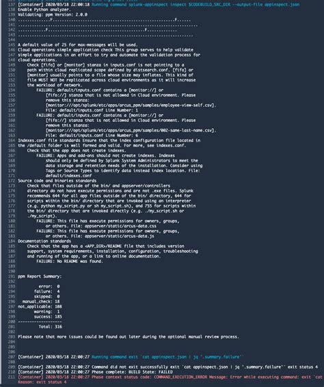 How To Use Splunks Appinspect And Aws Codebuild Together