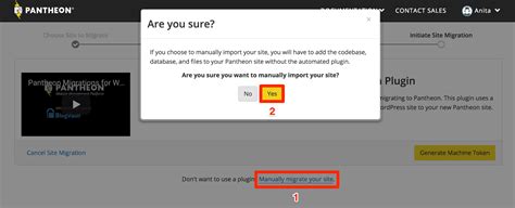 Manually Migrate Sites To Pantheon Pantheon Docs