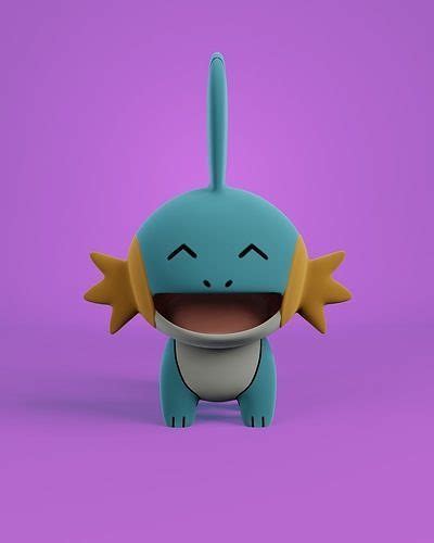 Mudkip 3d Model 3d Printable Cgtrader