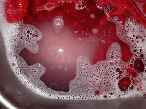 Always Be Careful With Red Friends This Is The 4th Wash It S Still Turning The Water Bloody