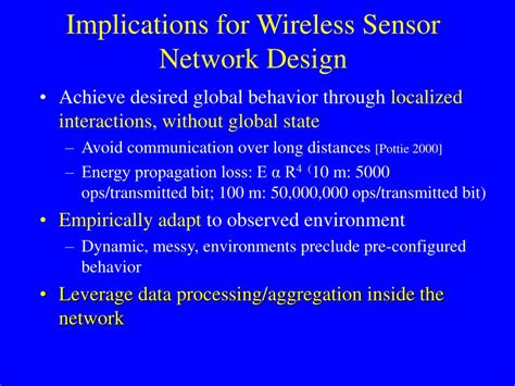 Ppt Some Distributed Coordination Schemes For Wireless Sensor
