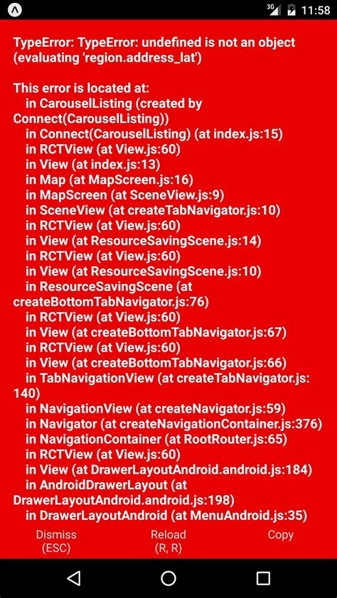 React Native Undefined Is Not An Object Evaluating Region Address Lat Stack Overflow