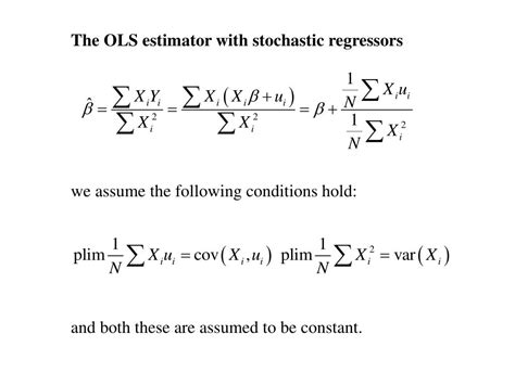 ppt stochastic regressors powerpoint presentation free download id