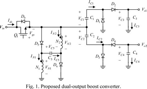 figure 1 from dual output boost converter semantic scholar
