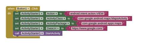 Usage Of Activitystarter Component Mit App Inventor Help Mit App Inventor Community