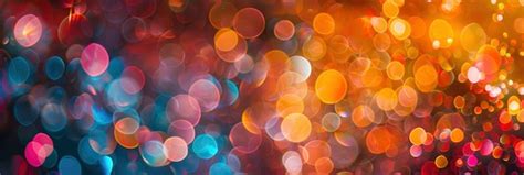 Premium Photo Colourful Bokeh Background