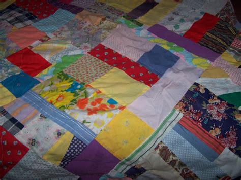 Patchwork Tablecloth Round 77 Inches Handmade Vintage