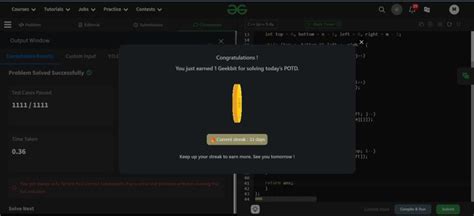 100daysofcode Codingchallenge Geeksforgeeks Problemsolving Dsa Manisha Maurya