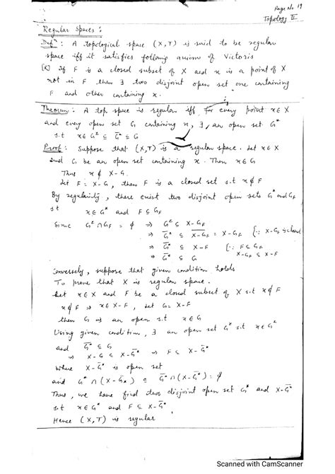 General Topology Sec Advanced Mathematical Methods Studocu