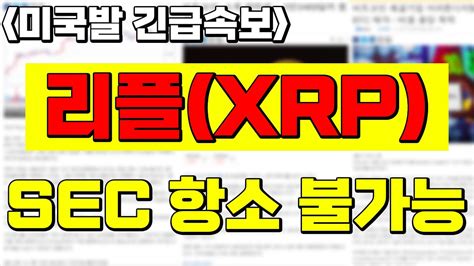 리플 리플 미국 현지에서 나온 기사 꼭 보셔야 합니다 리플은 결국 우리를 배신하지 않을 겁니다 리플 리플전망