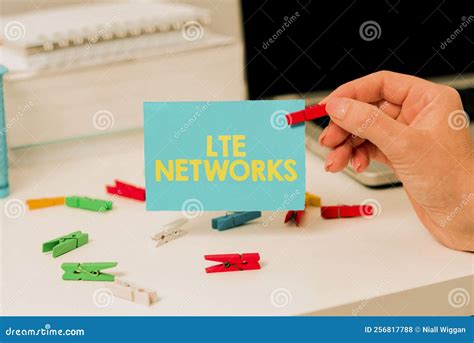 Text Sign Showing Lte Networks Business Overview Fastest Network Connection Available For