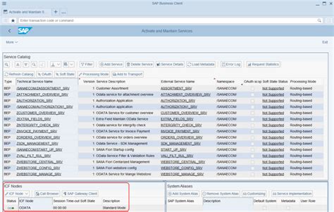 Activate Odata Services For Sana Sap Fiori Apps