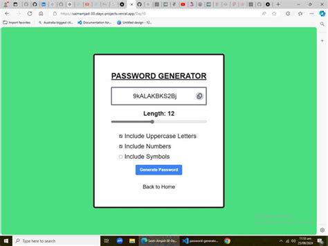Saim Raza On Linkedin 30daysofcode Day10 Passwordgeneratorapp