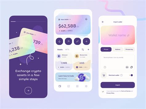 Crypto Wallet Mobile App By Anastasia Golovko On Dribbble