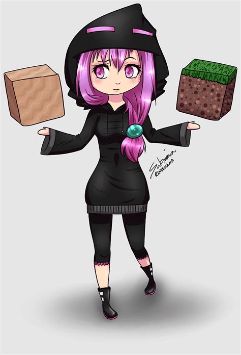 Minecraft Ender Girl Skin
