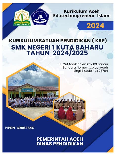 Dok Ksp Smk Negeri 1 Kuta Baharu Tahun 2024 Pdf