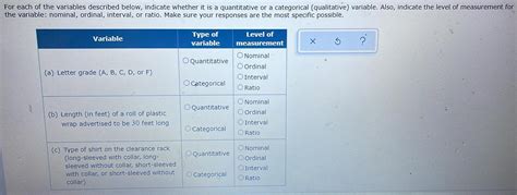 Answered For Each Of The Variables Described Below Indicate Whether Kunduz