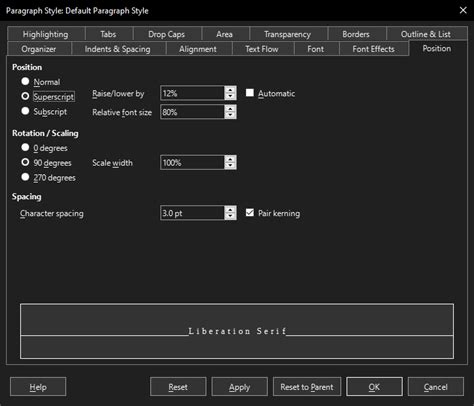 Write Modify Paragraph Position OOO Development Tools 0 50 0