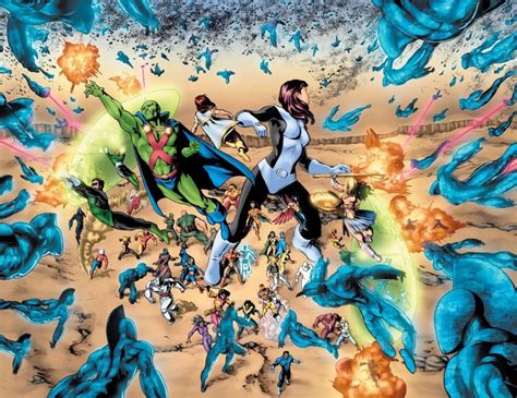 The Dc Comics History Of Blue Beetles Cyborg Omac Army Nerdist