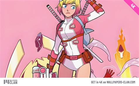 Gwenpool Fortnite Comic Style Desktop Wallpaper Download In K