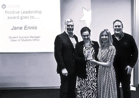 Ennis Jane On Linkedin Chuffed To Win This Positive Leadership Award