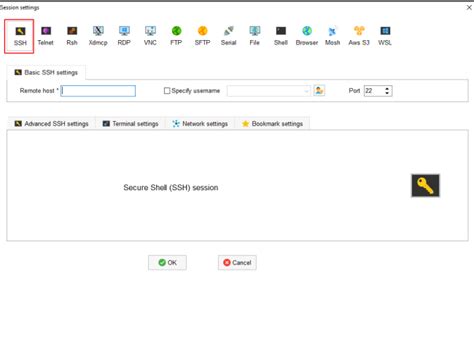 connect to a vm using mobaxterm